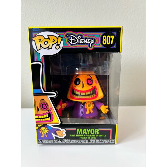 Funko | Toys | Funko Pop Disney Black Light Mayor 87 Nightmare Before ...